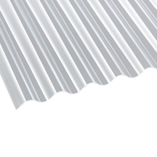 Acrylaat golfplaat | 76/18 | 3,00 mm | Helder | 2,00 m | HMG