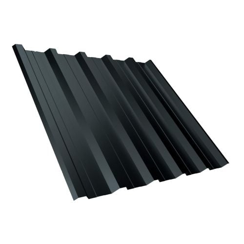 Damwandplaat T35DR | Dak 0,75 mm Antracietgrijs (RAL 7016) 50 µm PURLAK ...