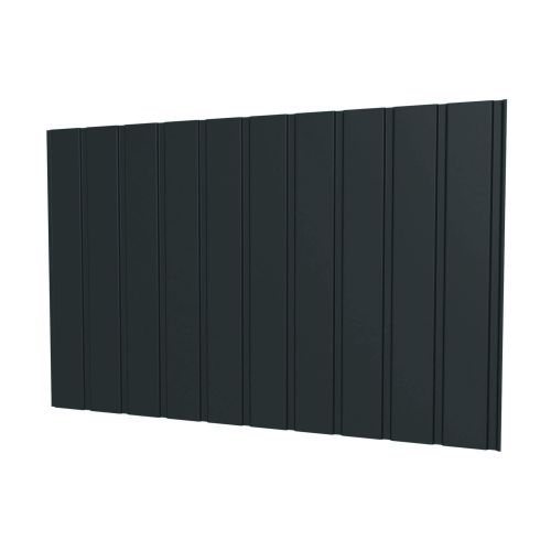 Damwandplaat T7M | Gevel 0,50 mm Antracietgrijs (RAL 7016) 50 µm PURLAK ...