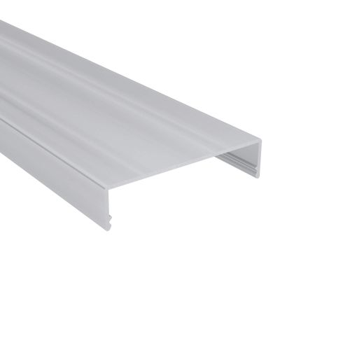 Klemdeksel | Voor DUO profiel | Aluminium | Blank | Lengte 4,50 m | HMG