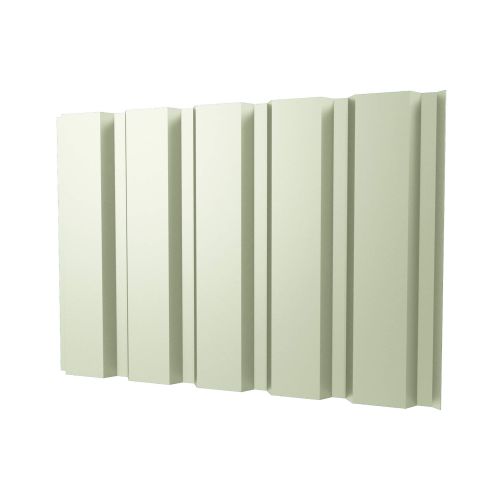 Damwandplaat T35M | Gevel Staal 0,50 mm | 25 µm Polyester | 9002 - Grijswit