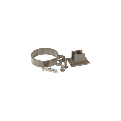 Regenpijp beugels | PVC | Ø 110 mm | Kleur bruin | HMG
