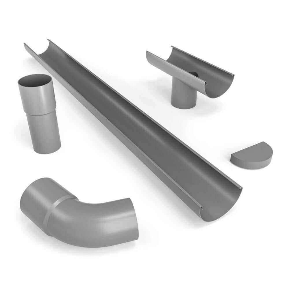 Goedkope dakgoten / regengoten van PVC en staal